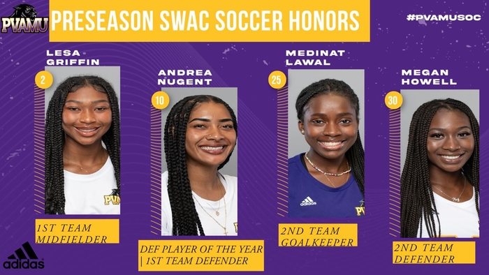 PVAMU: Four Receive 2022 Preseason All-Conference Soccer Honors